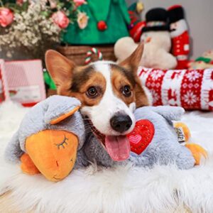 ALL FOR PAWS Dog Stuffed Animals with Heartbeat,Small Dog Toys for Dog Anxiety Relief,Puppy Behavioral Training Aid Toy Dog Stuff