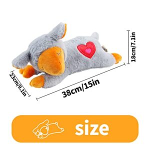 ALL FOR PAWS Dog Stuffed Animals with Heartbeat,Small Dog Toys for Dog Anxiety Relief,Puppy Behavioral Training Aid Toy Dog Stuff