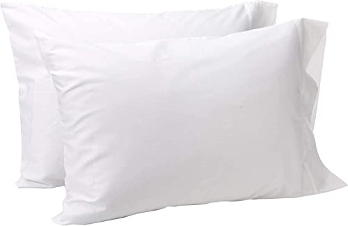 Pillow Protectors Cases Covers King Pillowcases 20'' x 40'' White Pillow Cover Egyptian Cotton Pillow Cases 1000 Series Pillowcases King Size Set of 2