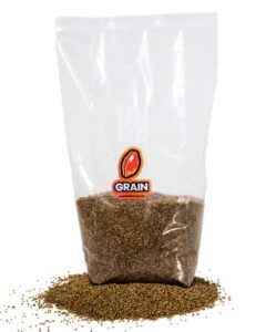 mushroomsupplies.com sterilized grain bag for mushroom growing | millet substrate | 0.2 micron filter mycobag grow kit | mycology cultivation supplies (3lb)