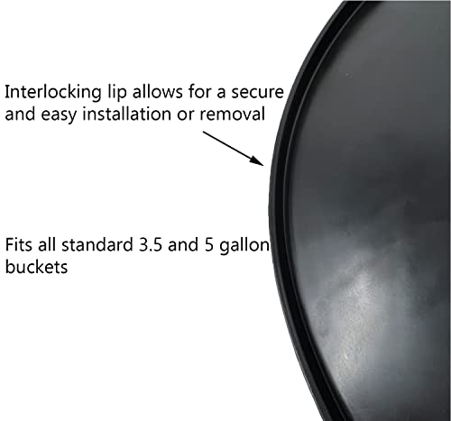 6 in. Wide Lip Bucket Basket (Pack of 6) | 5 Gallon Bucket Lids for DWC, Net Pots for Hydroponics + Twin Canaries Chart