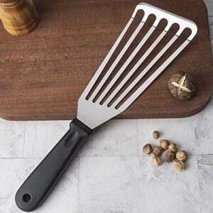 DEFUTAY Fish Turner spatula,Stainless Steel Slotted Turner,Kitchen Steak Spatula for Cooking,Flipping & Frying Fish, Meat, Eggs