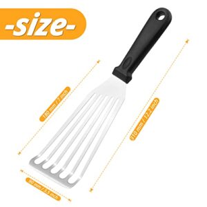 DEFUTAY Fish Turner spatula,Stainless Steel Slotted Turner,Kitchen Steak Spatula for Cooking,Flipping & Frying Fish, Meat, Eggs