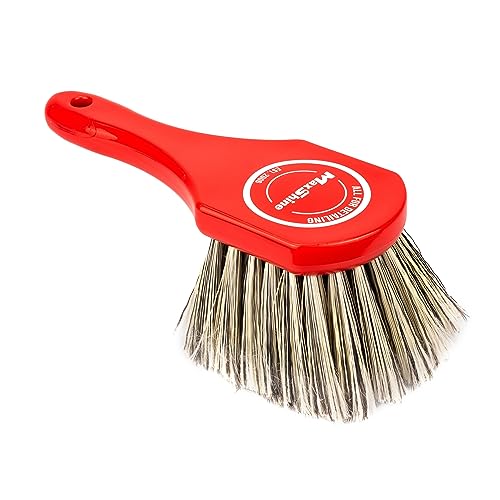 Maxshine Wheel & Body Cleaning Brush – Medium Duty, Strong and High Density Bristles, Used with Chemical Cleaners, Wheel, Tire, Engine Brushing