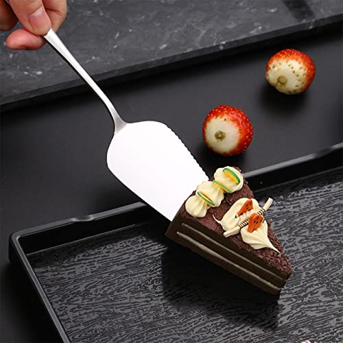 Tosnail 24-Packs Stainless Steel Cake Server Pie Server Pizza Spatula Cake Cutter Slicer Cake Scraper