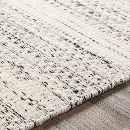 Mark&Day Area Rugs, 8x10 Marie Modern Cream Area Rug, White/Black Carpet for Living Room, Bedroom or Kitchen (8' x 10')