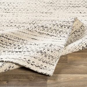 Mark&Day Area Rugs, 8x10 Marie Modern Cream Area Rug, White/Black Carpet for Living Room, Bedroom or Kitchen (8' x 10')