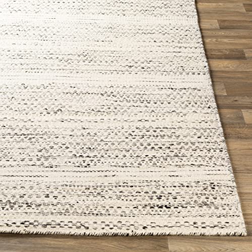 Mark&Day Area Rugs, 8x10 Marie Modern Cream Area Rug, White/Black Carpet for Living Room, Bedroom or Kitchen (8' x 10')