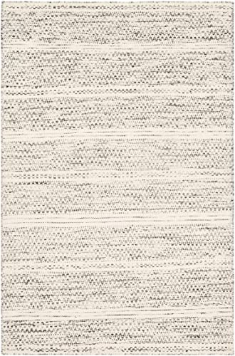 Mark&Day Area Rugs, 8x10 Marie Modern Cream Area Rug, White/Black Carpet for Living Room, Bedroom or Kitchen (8' x 10')