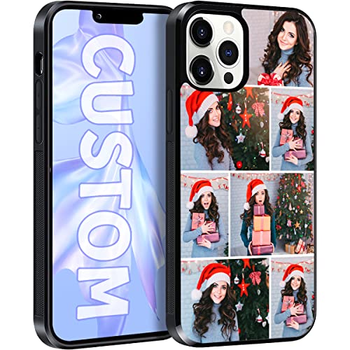 Personalized Multiple Pictures/Photos Customized Gift Custom Phone Case for iPhone 15 14 13 Pro Max Mini 12 11 Samsung S23 S22 S21 S20 FE Ultra Plus Note 20 10 A53 A03S A02S A13 A32 A51 A71 Black