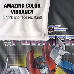 Transformers Starscream Silky Touch Super Soft Throw Blanket 36" x 58"