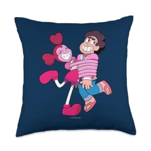 cartoon network universe spinel loves steven throw pillow, 18x18, multicolor