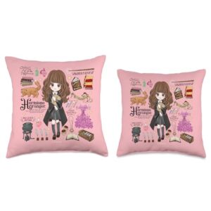 Harry Potter Everything That is Hermione Granger Throw Pillow, 16x16, Multicolor