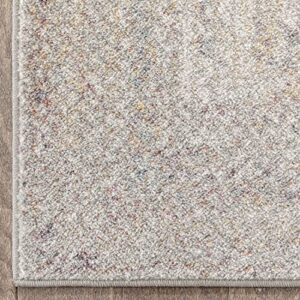 Well Woven Raggi Vintage Neutral Ivory Chindi Braided Pattern Area Rug (5'3" x 7'3")