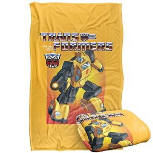 transformers bumblebee silky touch super soft throw blanket 36" x 58"