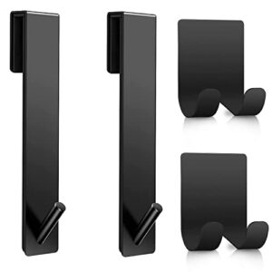 windefun stainless steel showe door hooks,stainless steel powerful adherive hooks,for frameless glass bathroom doors,can hang towels，bathrobes，coat bag etc.