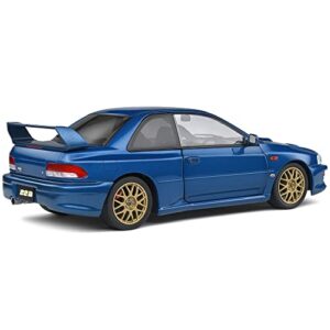 solido s1807401 1:18 1998 subaru impreza 22b-sonic blue bmw collectible miniature car