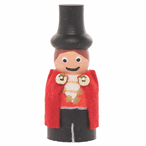 Baker Ross FC224 Mini Wooden Snowmen - Pack of 8, Mini Wood Shapes, Wooden Crafts to Make and Decorate, Make Your Own Christmas Decorations