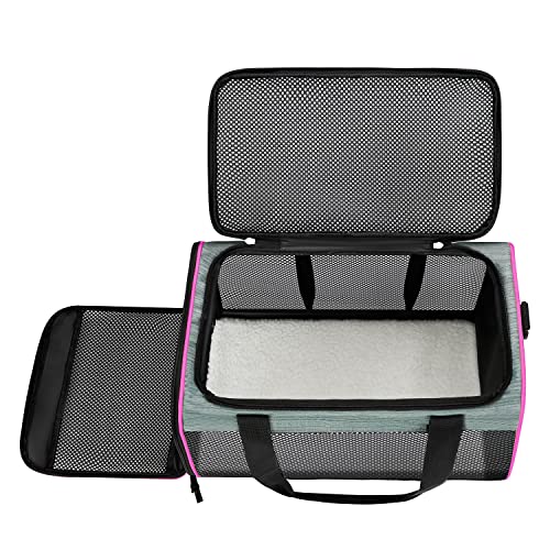 DALIAN Dog ​Soft-Sided Carriers, Airline Approved Pet Carrier for Travel, Maximum Pet Weight 18 Pounds