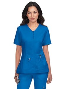 stretch regan top royal blue royal blue / s