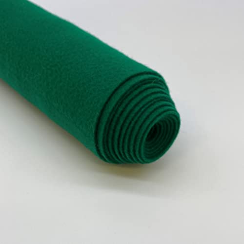 Acrylic Felt Fabric Pre Cuts, 2 Yards, 72 by 72 inches in Length by Ice Fabrics - Kelly Green