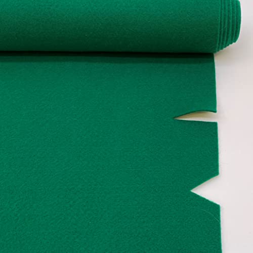 Acrylic Felt Fabric Pre Cuts, 2 Yards, 72 by 72 inches in Length by Ice Fabrics - Kelly Green