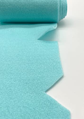 Acrylic Felt Fabric Pre Cuts, 1 Yard, 72 by 36 inches in Length by Ice Fabrics - Aqua