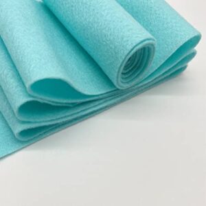 Acrylic Felt Fabric Pre Cuts, 1 Yard, 72 by 36 inches in Length by Ice Fabrics - Aqua