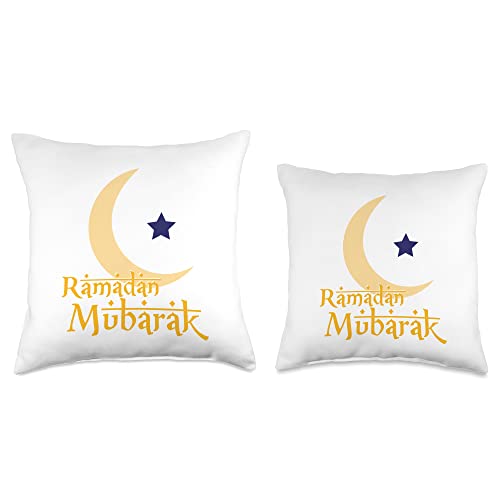 Eid Mubarak Islam Pride Decorations & Designs Ramadan Kareem Eid Mubarak Islam Throw Pillow, 18x18, Multicolor