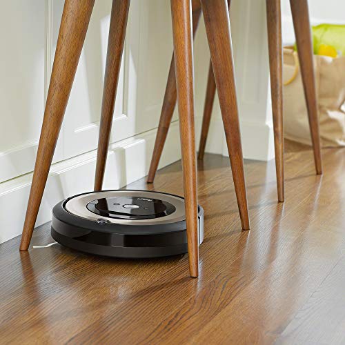 iRobot Roomba E6 (6199) Robot Vacuum - Wi-Fi Connected, Compatible with Alexa, Ideal for Pet Hair, Carpets, Hard, Self-Charging Robotic Vacuum, Sand Dust (Renewed)