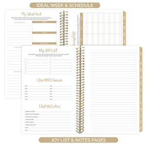 bloom daily planners 2023 Calendar Year Day Planner (January 2023 - December 2023) - 5.5” x 8.25” - Weekly/Monthly Agenda Organizer Book with Stickers & Bookmark - Marble