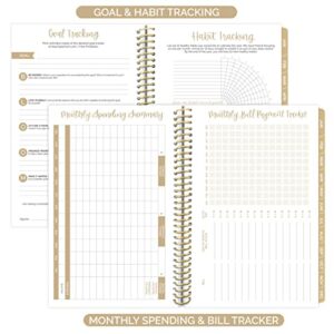 bloom daily planners 2023 Calendar Year Day Planner (January 2023 - December 2023) - 5.5” x 8.25” - Weekly/Monthly Agenda Organizer Book with Stickers & Bookmark - Marble