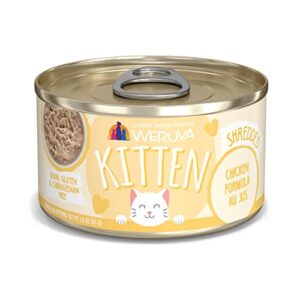 weruva kitten, chicken formula au jus, 3oz can (pack of 12)