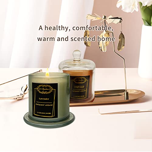 C. Fysikós Candles for Home Scented | Soy Candles for Home Scented | Aromatherapy Candles | Lavender Candle | Scented Candles | Glass Jar Candle | Candle Gifts for Women | Natural Soy Wax