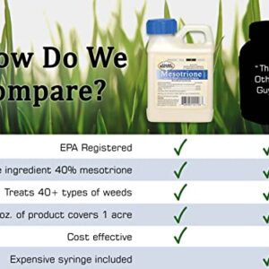 Liquid Harvest Mesotrione - 8oz - Mesotrione Concentrate (Compare to Tenacity) - Pre and Post-Emergent Weed Killer for Lawn and Turf Grasses