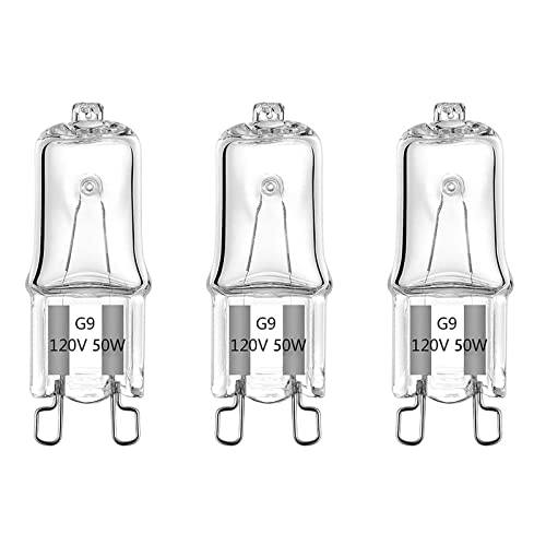 3 Pack UVA UVB Reptile Light Halogen Bulbs Beads Heat Lamp (50 Watt) Clear