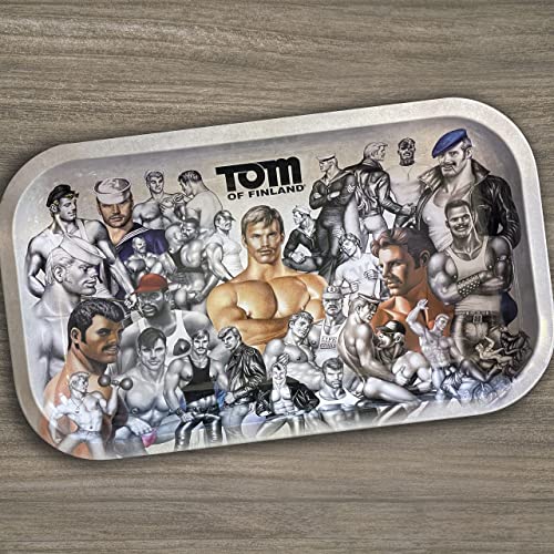 Tom of Finland Tin Tray (Queer, Gay, Rolling, Serving)