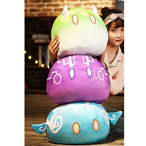 Plush Pillow Slime Anemo Element Anime Plushie 14" Cosplay Props Collection Soft Stuffed Doll Gift for Fans