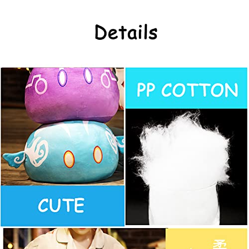 Plush Pillow Slime Anemo Element Anime Plushie 14" Cosplay Props Collection Soft Stuffed Doll Gift for Fans