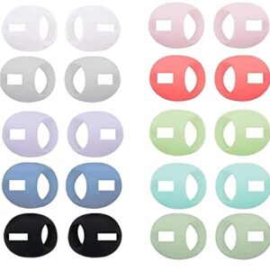 JNSA Fit in Case Airpod Pro Earbuds Ear Skins Earbud Cover Ear Tips Covers Compatible with AirPods Pro, Ultra-Thin Anti-Slip Earbuds Covers ,10 Pairs 10 Colors