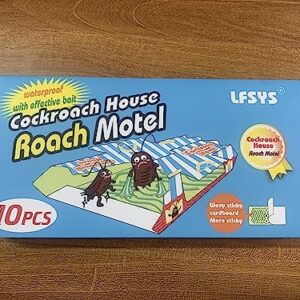 10-Pack Roach Trap Cockroach Trap, Roach Killer Indoor Infestation, Roach Motel, Roach Traps Indoor, Children & Pets Friendly(Light Green)