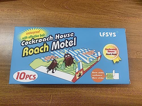 10-Pack Roach Trap Cockroach Trap, Roach Killer Indoor Infestation, Roach Motel, Roach Traps Indoor, Children & Pets Friendly(Light Green)