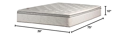 Greaton, 10-Inch Medium Plush Pillowtop Innerspring Mattress, Twin