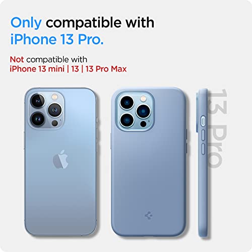 Spigen Silicone Fit Mag (MagFit) Compatible with MagSafe Designed for iPhone 13 Pro Case (2020) - Sierra Blue