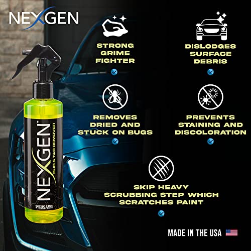 Nexgen Grease and Tar Remover — Ultimate Paintwork Protection — Removes Grease, Bird Droppings, Tar, Dirt, and Grease from Car Exterior (8 oz)