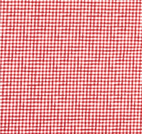 Michael Miller Liberty Gingham, Red 15 Yard Bolt