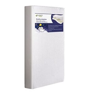 firm foam baby crib mattress,dual sides toddler mattress,machine wash, waterproof,fits standard full-size crib and toddler bed,fiberglass-free.