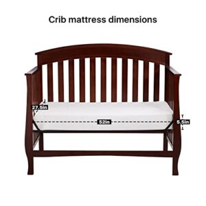 Firm Foam Baby Crib Mattress,Dual Sides Toddler Mattress,Machine Wash, Waterproof,fits Standard Full-Size Crib and Toddler Bed,Fiberglass-Free.