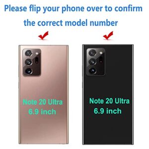 LEAFE 2 Pieces OEM Note 20 Ultra Camera Glass Replacement for Samsung Galaxy Note 20 Ultra 5G (All Carriers) Rear Camera Glass Lens Replacement with Adhesive Pre-Installed and Repair Tools