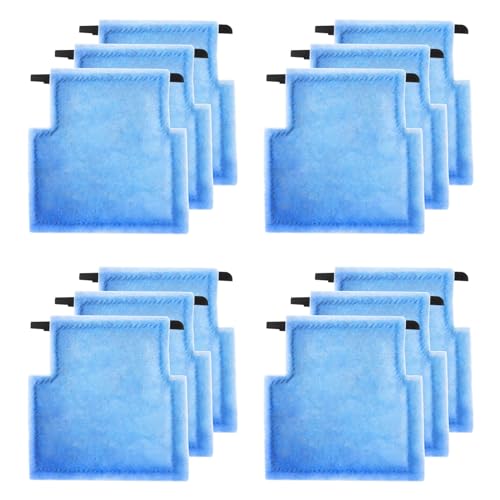 Yonice Aquarium Filter Cartridge,Compatible for AquaTech 5-15 Power Filters,Replacement for AquaTech EZ-Change # 1 (12 Pcs)